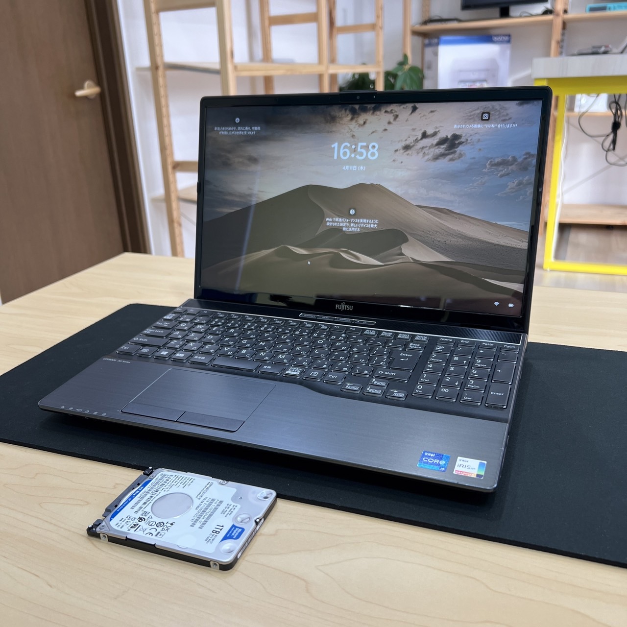 富士通 LIFEBOOK WA3/F3のSSD換装の対応事例（川越市） | ワールドアイPC 川越店
